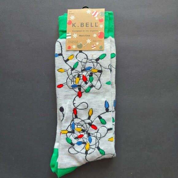 K. Bell | Underwear & Socks | Mens Christmas Lights Socks | Poshmark